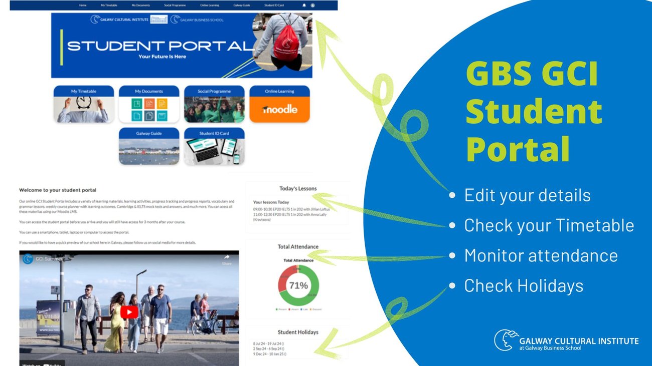 Student Portal | Your student portal at Galway Business & English School